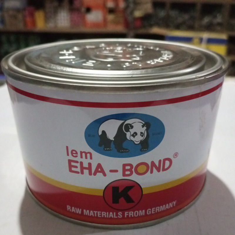 Jual LEM KUNING EHA-BOND 400gr/lem kulit, karet, kayu, vinyl, sepatu ...