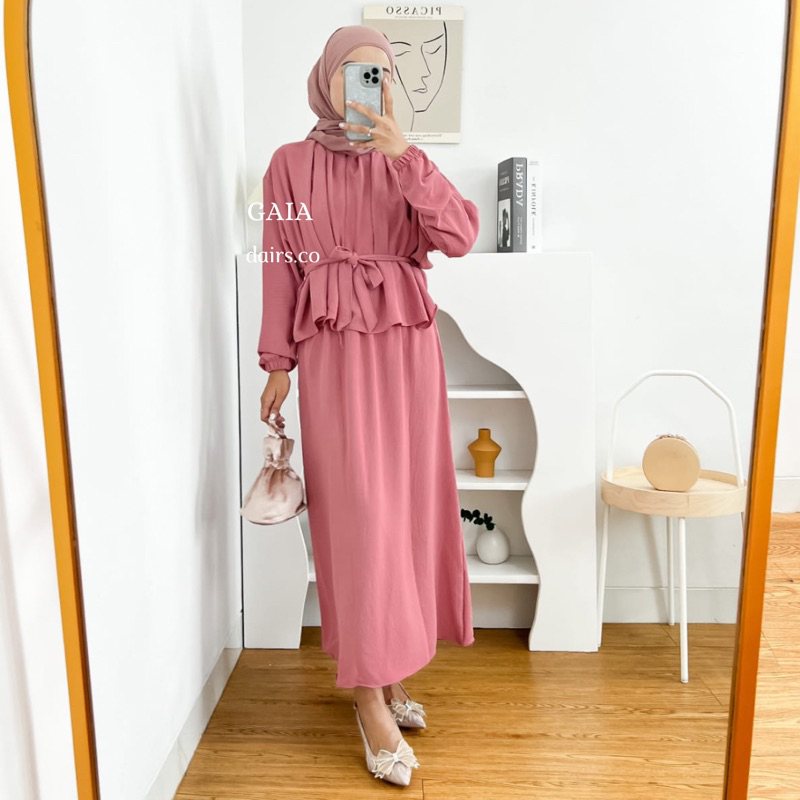 Jual GAIA dress (set atasan + rok) | Shopee Indonesia