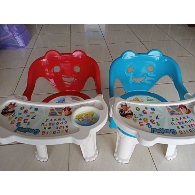 Jual Kursi makan bayi/kursi meja makan anak plastik/kursi anak Tabitha ...