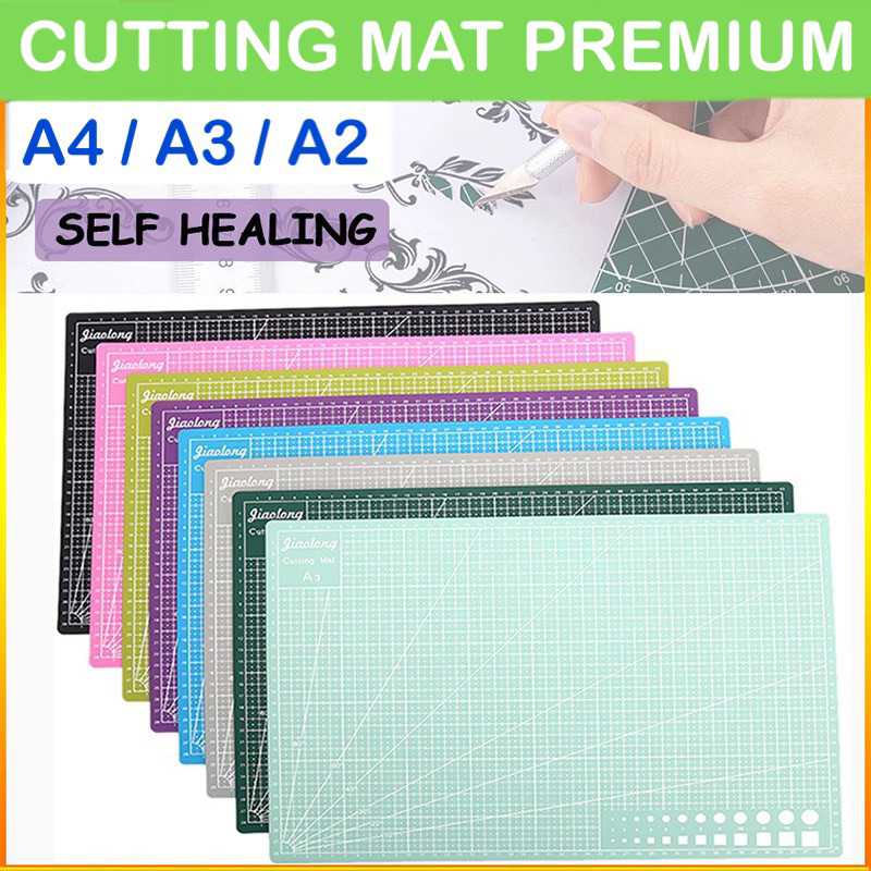 Jual Cutting Mat A3 A4 A5 PVC - Alas Potong Prakarya - Papan Ukuran Menjahit - Cutting Pad Board ...