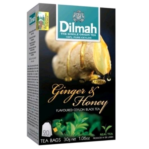Jual DILMAH Fun Ceylon Black Tea with Ginger & Honey Flavour (10 ...