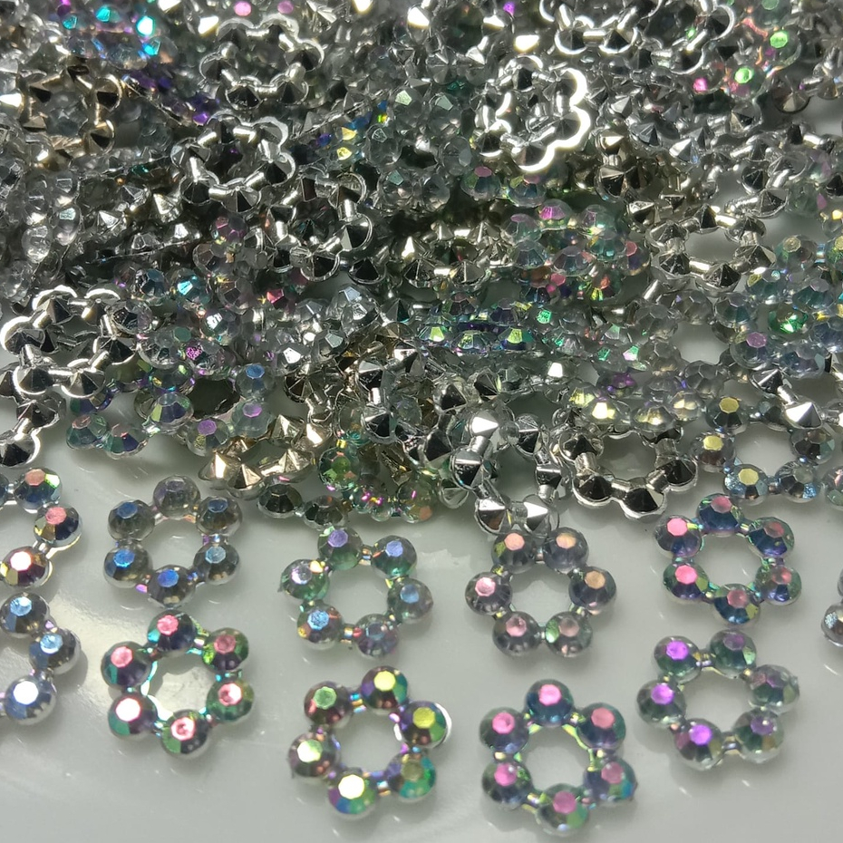 Jual payet diamond jahit akrilik manik manik bunga tempel grade B uk ...