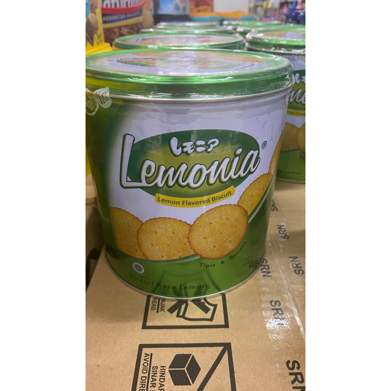Jual Lemonia Buskuit Kaleng 650g | Shopee Indonesia