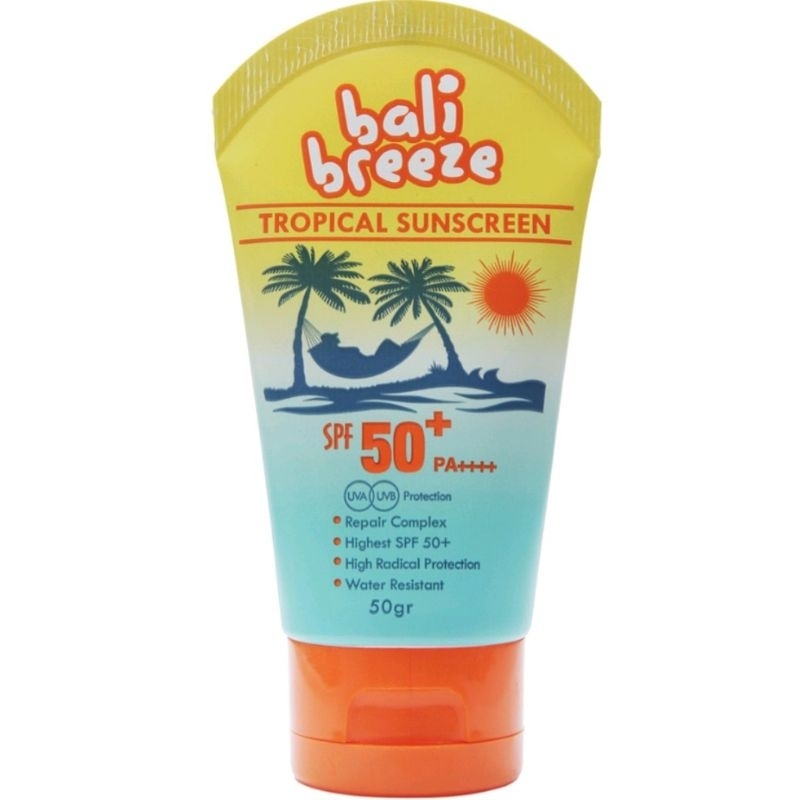 Jual Bali Breeze Tropical Sunscreen SPF 50 PA++++ 50gr | Shopee Indonesia