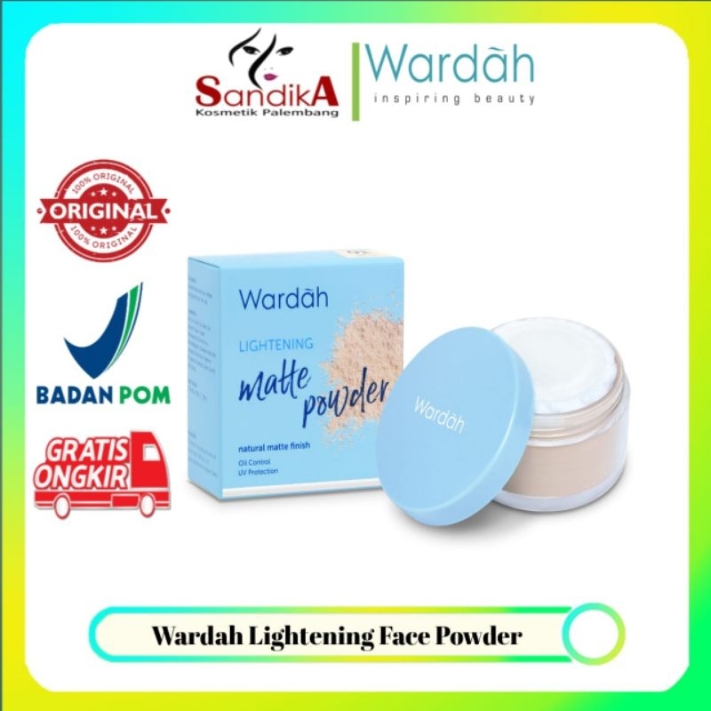 Jual WARDAH Lightening Matte Powder / Loose Powder 20gr | Shopee Indonesia