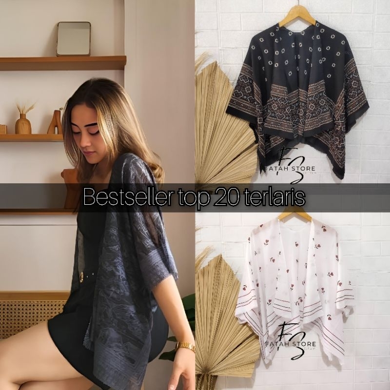 Jual | COD | Outer Scarf batwing / Outer Scarf outwear / cardigan ...