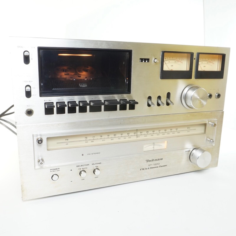 Jual tape deck technics RS-615 dan tuner technics ST-7200 | Shopee ...