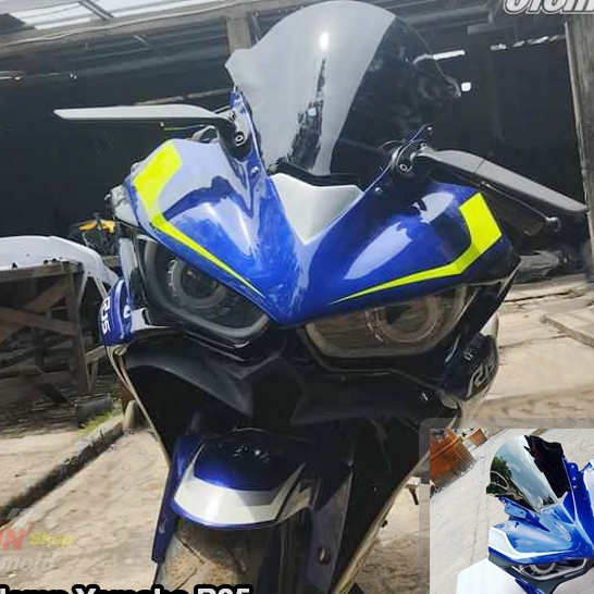 Jual BODY BYSON MODEL R25, FAIRING BYSON TOPENG BYSON, FULL SET KUNING ...