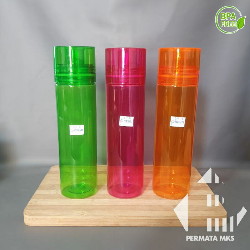 Jual Botol Air Minum 650ml Plastik Warna Pink Hijau Orange Aesthetic ...