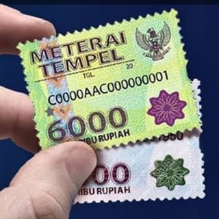 Jual Materai 6000 Tahun 2014 2015 2016 2017 2018 2019 2020 2021 ...