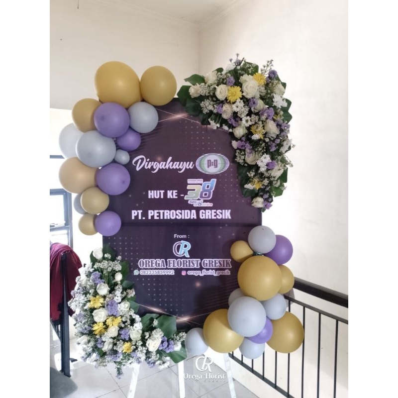 Jual papan bunga balo gresik / karangan bunga balon murah gresik ...