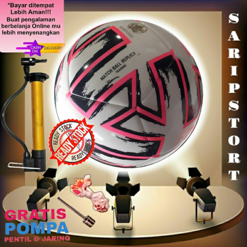 Jual BOLA SEPAK BOLA SIZE 5 MESIN STEACH MODERN GRATIS POMPA PORTABLE ...