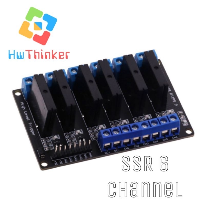 Jual SSR Solid State Relay 6 Ch 6Ch Channel Way Trigger 5VDC | Shopee Indonesia