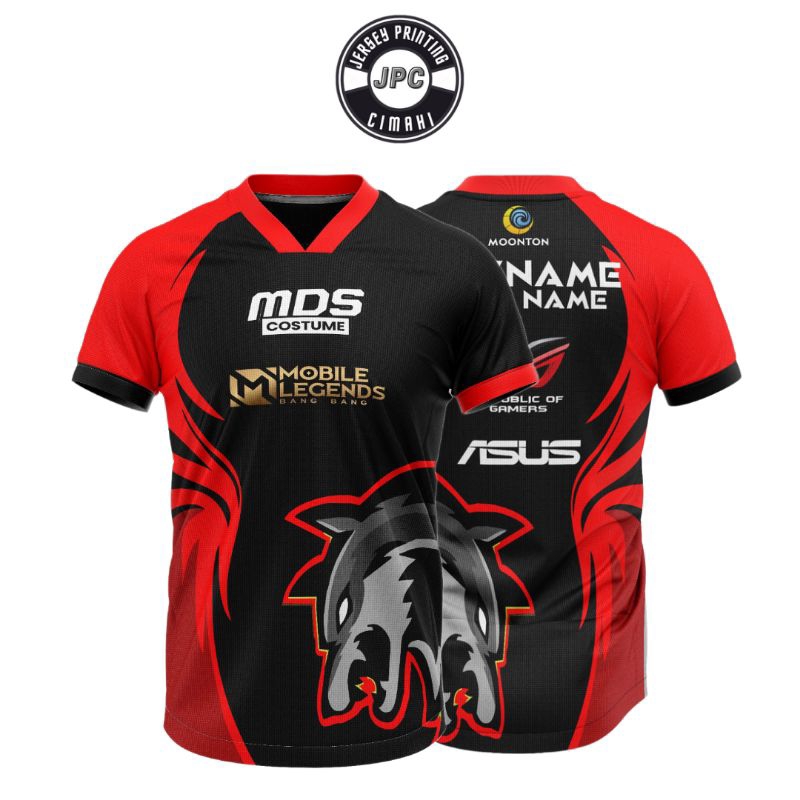 Jual Jersey Gaming Esport Baju Squad Costume Dryfit Waffle Satuan Bisa ...