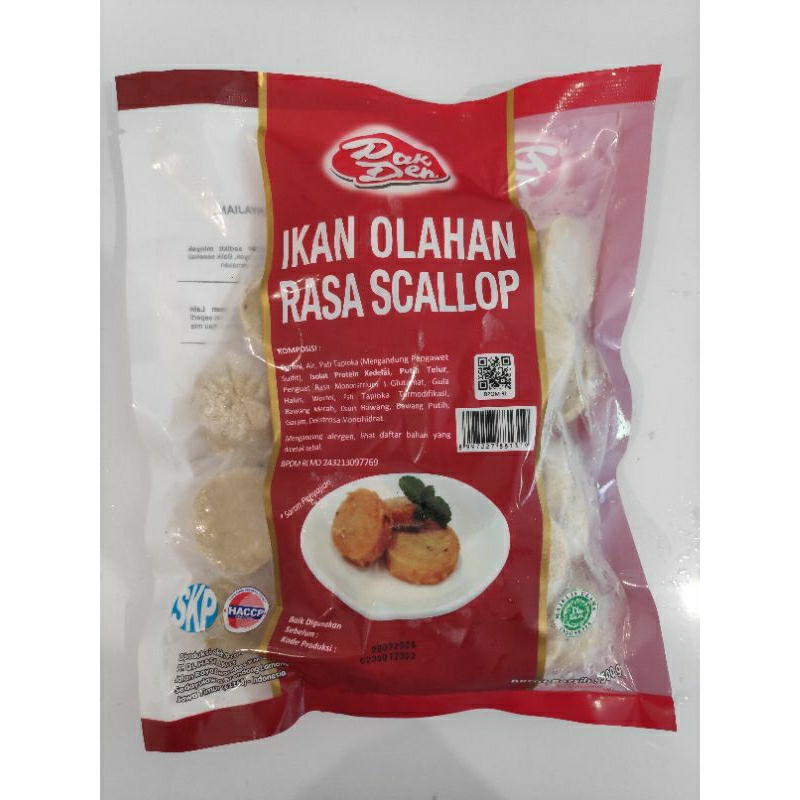 Jual Pak Den Scallop 500 gram | Shopee Indonesia