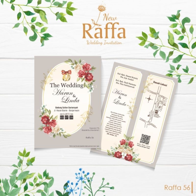 Jual Blangko undangan pernikahan RAFA 56 | Shopee Indonesia