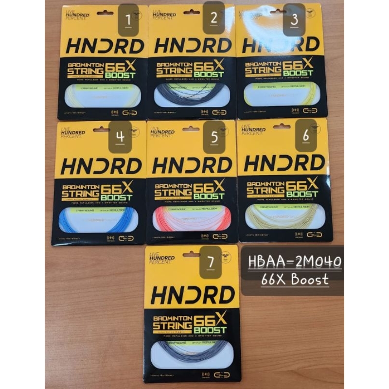 Jual Senar Raket Badminton Hundred HNDRD 66 X 66X Boost Original ...