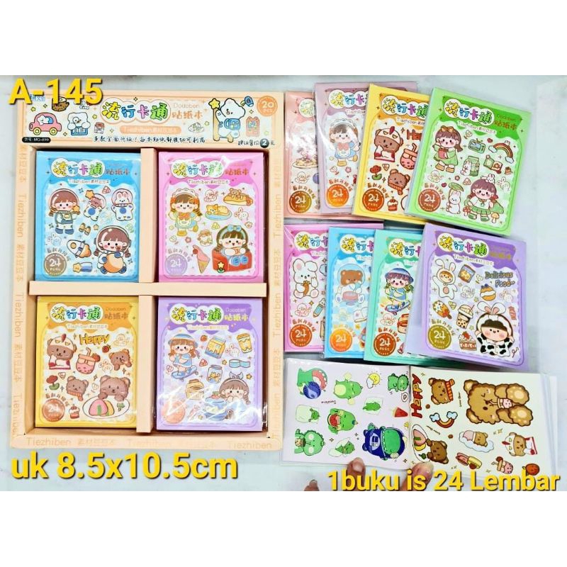 Jual BUKU STICKER CUTE , 1 BUKU 24 LEMBAR | Shopee Indonesia