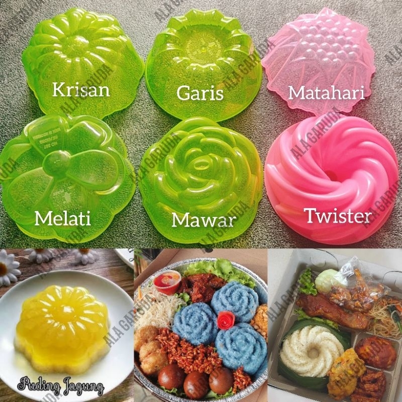 Jual Cetakan Nasi Ulir Twister Bunga Mawar Melati Matahari | Shopee ...