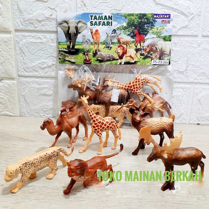 Jual MAINAN HEWAN KARET TAMAN SAFARI | Shopee Indonesia