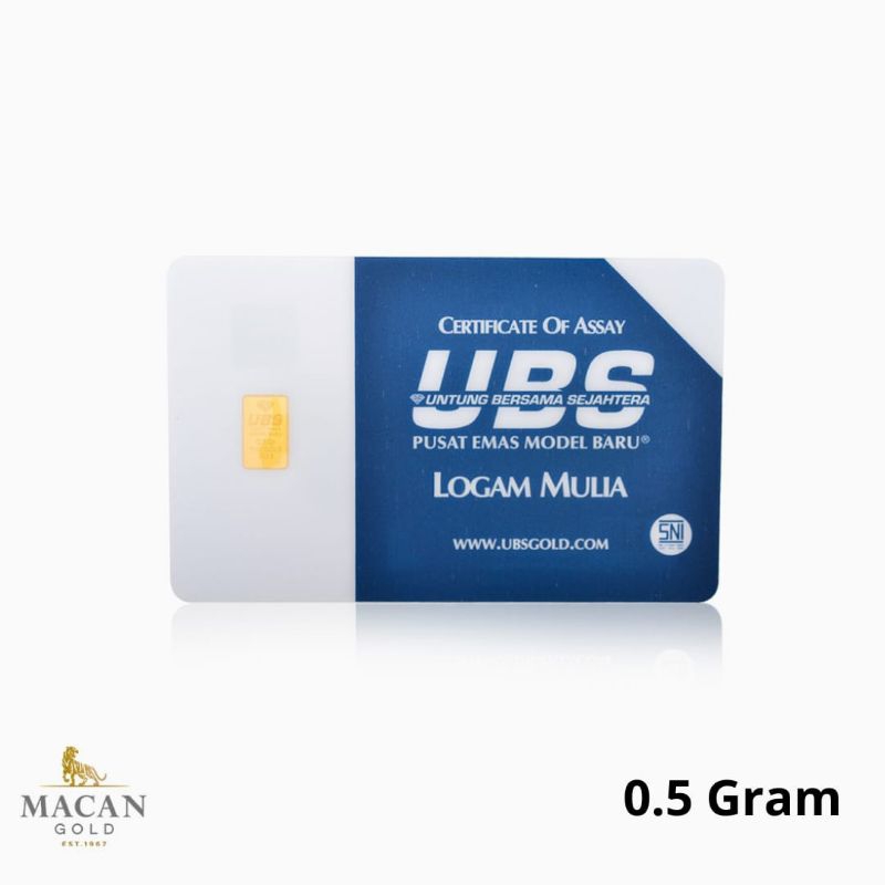 Jual 24K UBS GOLD 0.5 -Fine Gold - Logam - Model Card | Shopee Indonesia