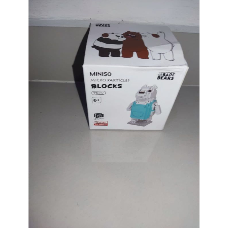 Jual Miniso We Bare Bears particles blocks | Shopee Indonesia