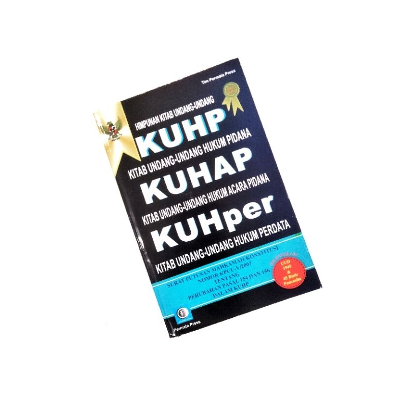 Jual BUKU KUHP KUHAP KUHper DI LENGKAPI UUD 1945 DAN 45 BUTIR PANCASILA | Shopee Indonesia