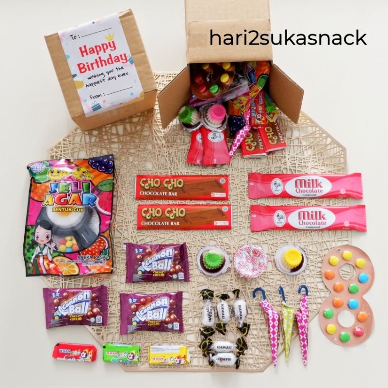 Jual Birthday Hampers Paket Jajanan Jadul Viral Bingkisan Ulang Tahun ...