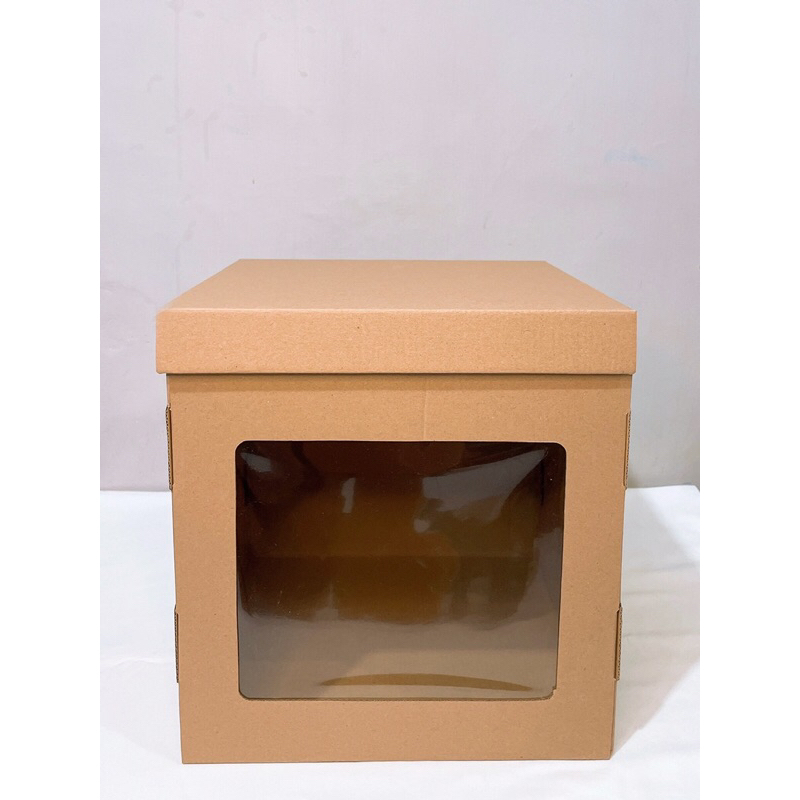 Jual corrugated box kotak kue 30x30x30cm dus packaging kotak hampers ...