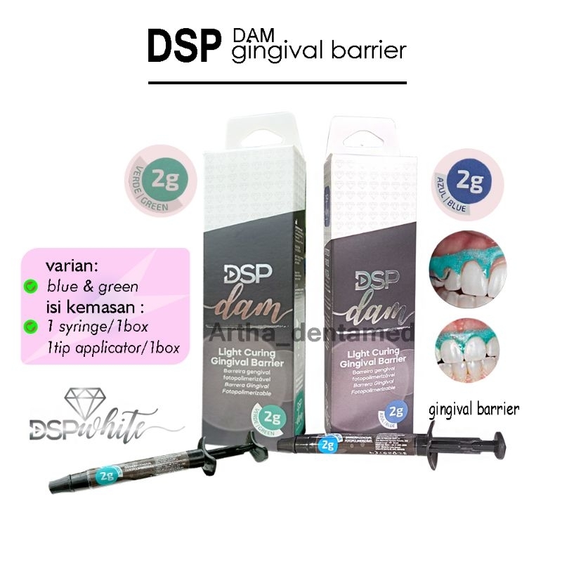 Jual DENTAL DSP DAM / GUM GINGIVAL BARRIER PROTECTION TEETH | Shopee ...