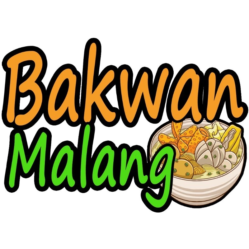 Jual stiker kaca gerobak untuk jualan bakwan malang | Shopee Indonesia