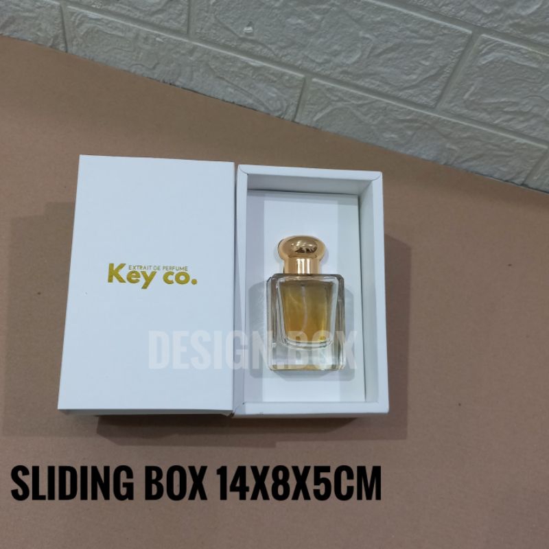 Jual SLIDING BOX CETAK LOGO 14X8X5CM | BOX PARFUM | Shopee Indonesia