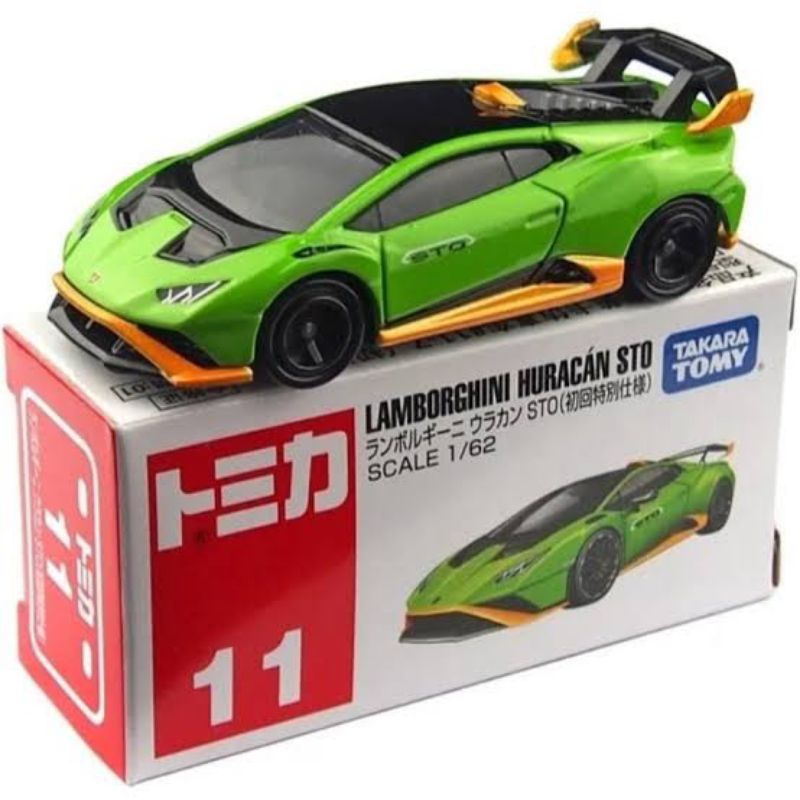 Jual TOMICA LAMBORGHINI HURACAN STO GREEN TAKARA TOMY DIECAST SUPERCAR ...