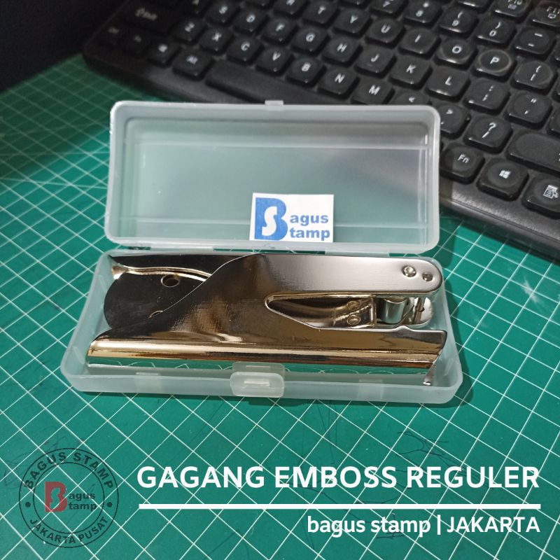 Jual Paket Stempel Emboss Pocket dan Plat Emboss [PRODUK INI HANYA ...