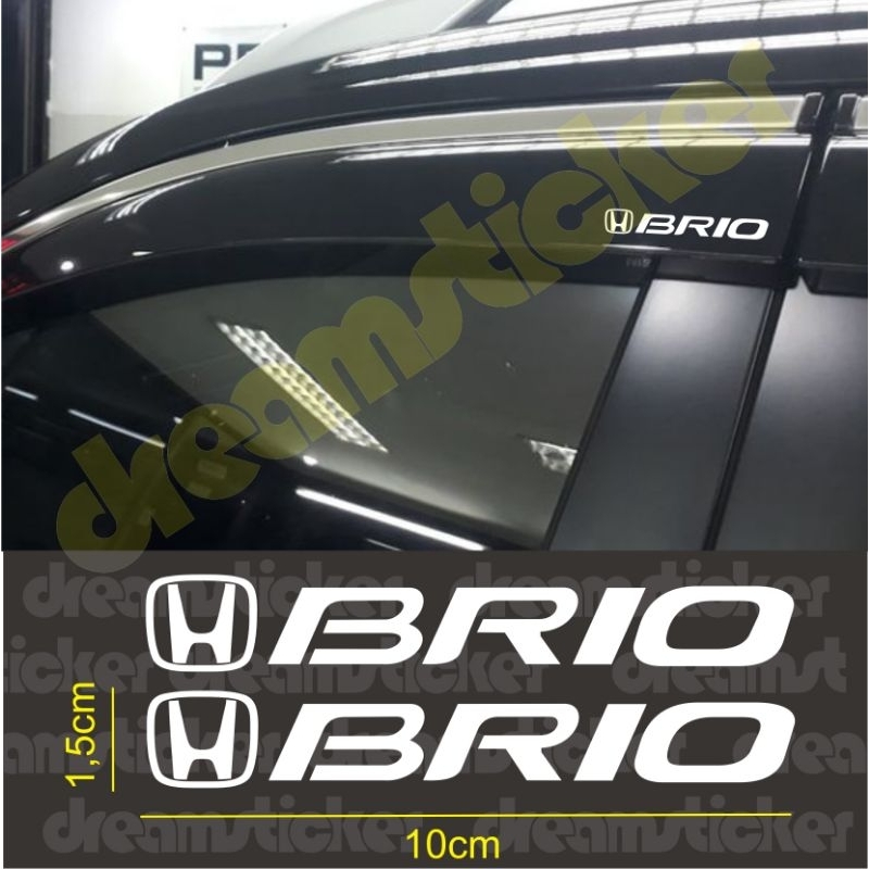 Jual Cutting Sticker Talang Air Mobil Honda Brio Stiker Car | Shopee ...
