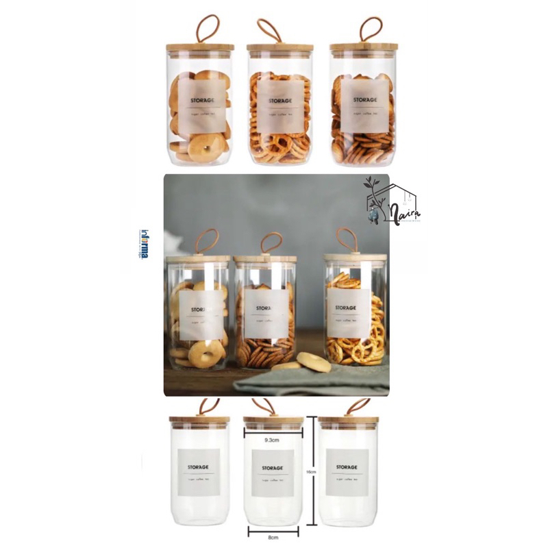 Jual Storage Jar set of 3 INFORMA | Shopee Indonesia