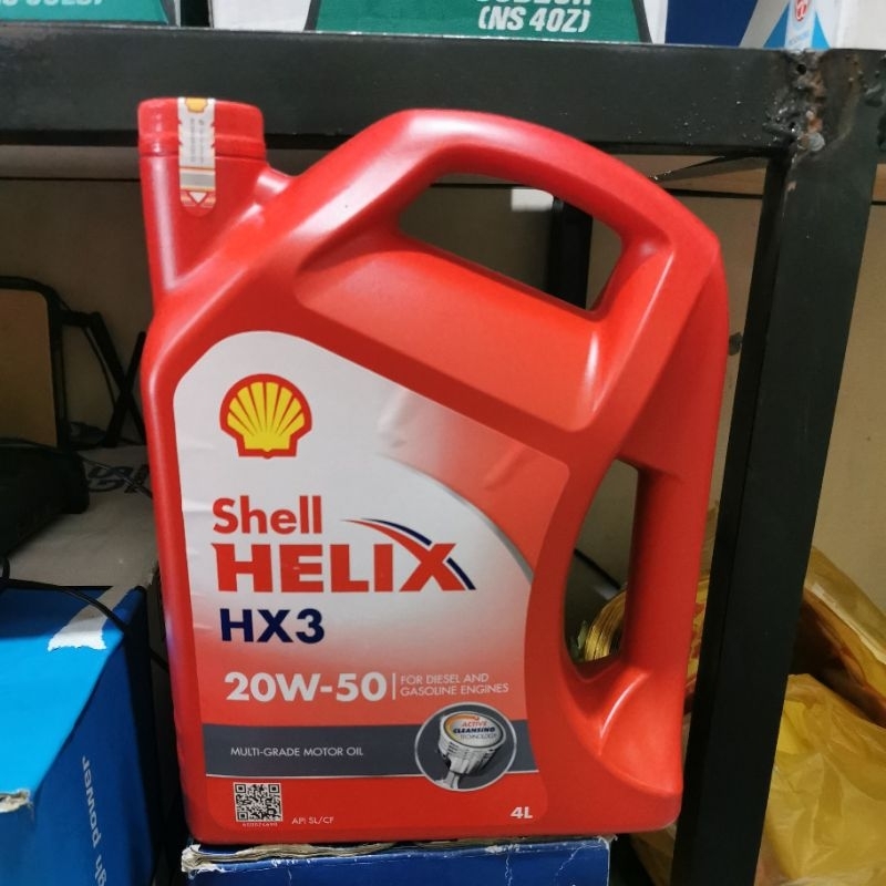 Jual SHELL HELIX HX3 20W-50 4 LITER | Shopee Indonesia
