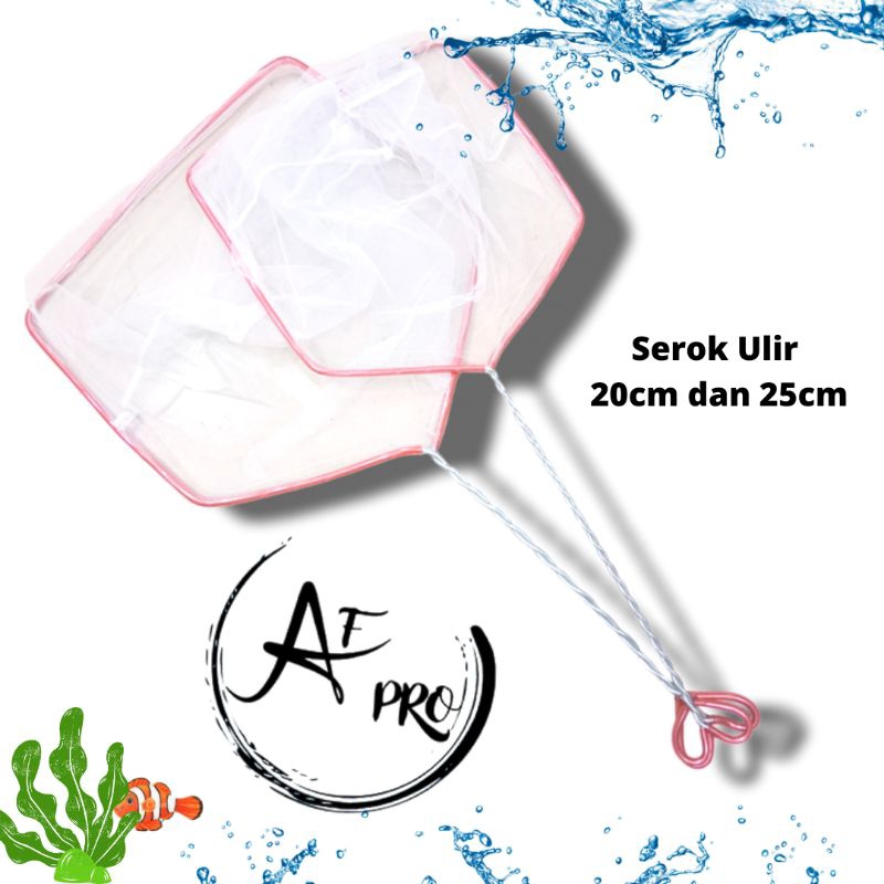 Jual Serok Ikan / Jaring Ikan / Serok Ulir Ukuran 20cm ,25cm | Shopee ...