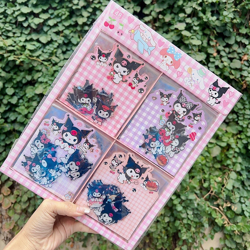 Jual 1 pax stiker isi 26 pcs kecil2 sanrio kuromi melody cinamoroll ...