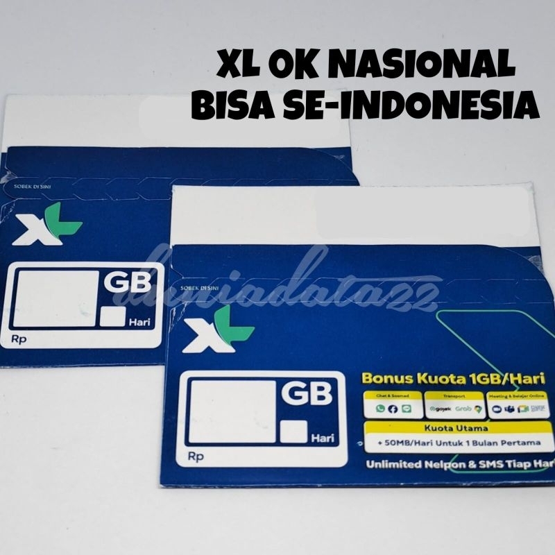 Jual XL 0K NASIONAL | XL 0K PAKET 5PCS | Shopee Indonesia