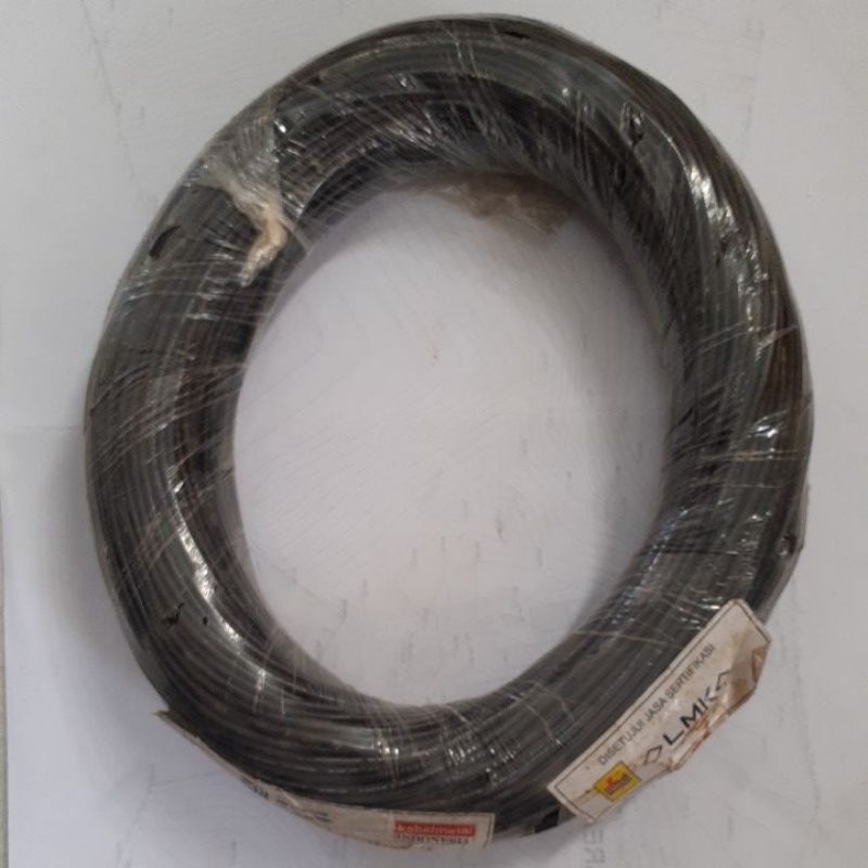Jual Kabel Metal, kabel 0,75 mm2, 300/500 V, NYAF, 100 m, Hitam | Shopee Indonesia