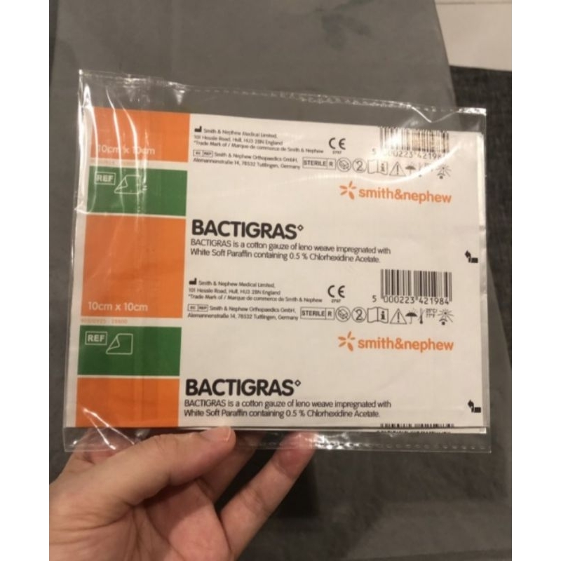 Jual Bactigras 10x10 Cm Kassa Steril Mencegah Infeksi Luka | Shopee ...