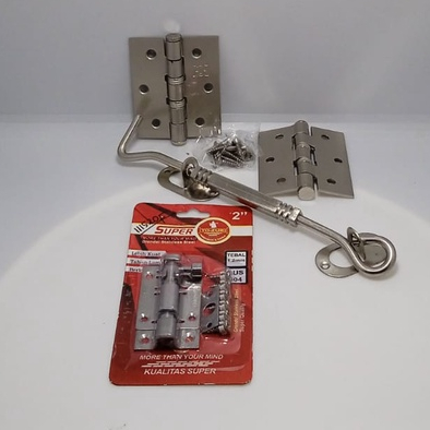 Jual Engsel Pintu Silver /Jendela TEBAL 3 inch + Slot Pintu Silver 2 ...