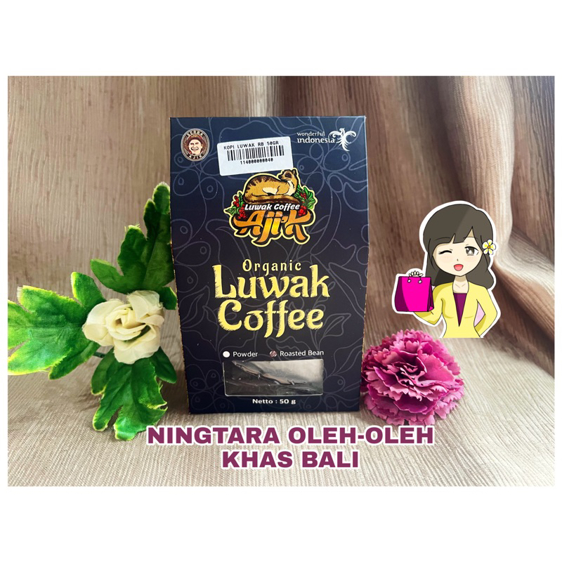 Jual ORGANIC LUWAK COFFEE AJIK (KOPI LUWAK AJI’K) 100GR KHAS BALI ...