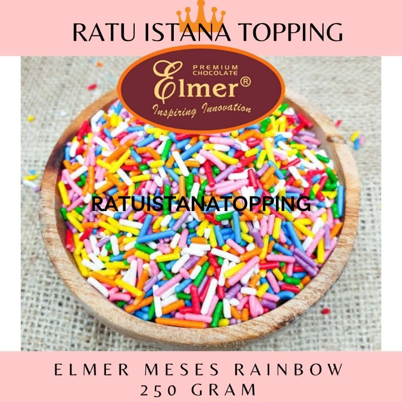 Jual ELMER MESES RAINBOW 250 GRAM CERES PELANGI WARNA WARNI | Shopee ...