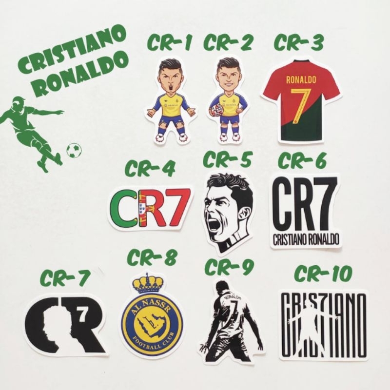 Jual Sticker Cristiano Ronaldo Cr7 Portugal Al Nassr Fc Football Soccer