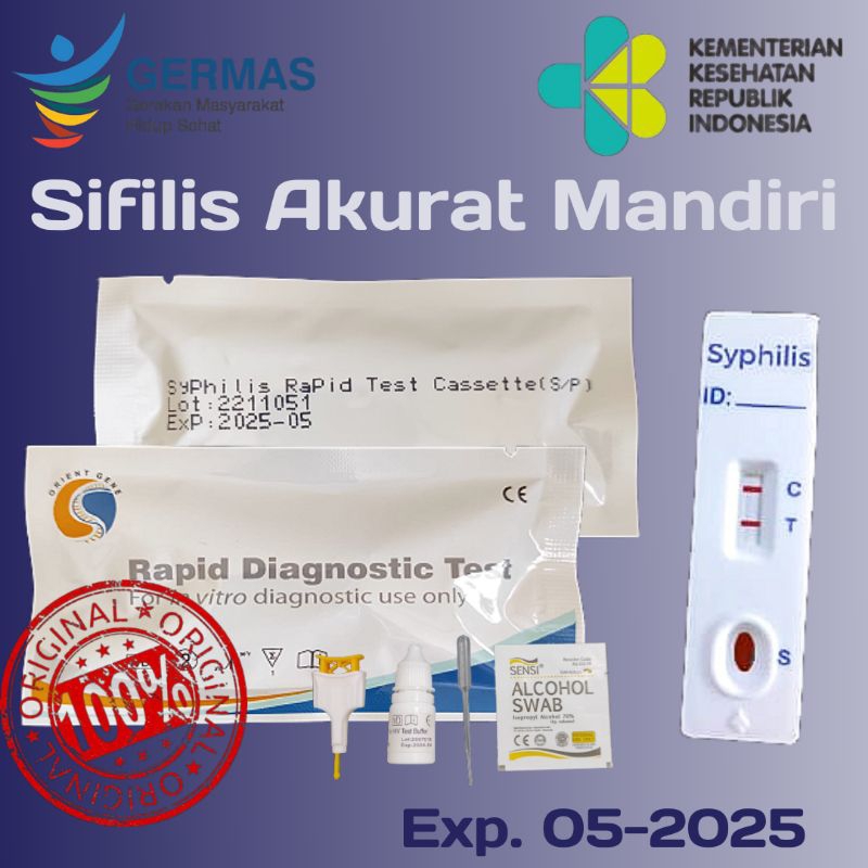 Jual TP Sifilis Card Test - Tes Syphilis Cassette Satuan 1pcs/set ...