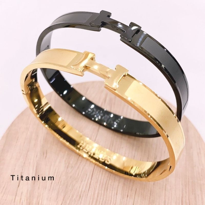 Jual Gelang Titanium Asli Branded Band H Premium Quality Anti karat ...