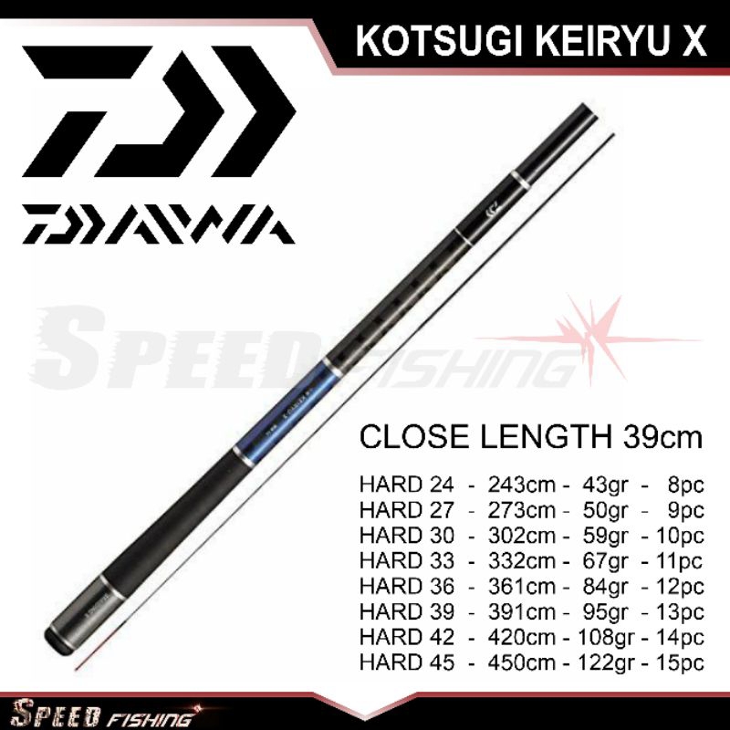 Jual Tegek Daiwa Kotsugi Keiryu X Pole Rod | Shopee Indonesia