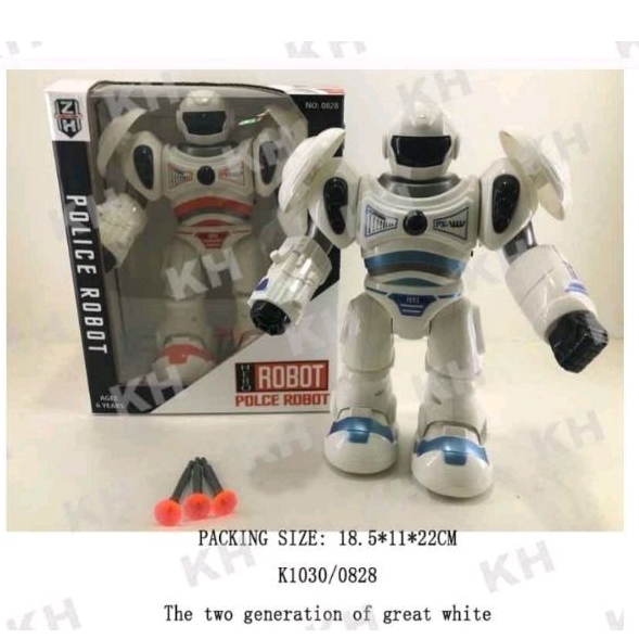 Jual Mainan Robot Polisi Hero Police Robot | Shopee Indonesia